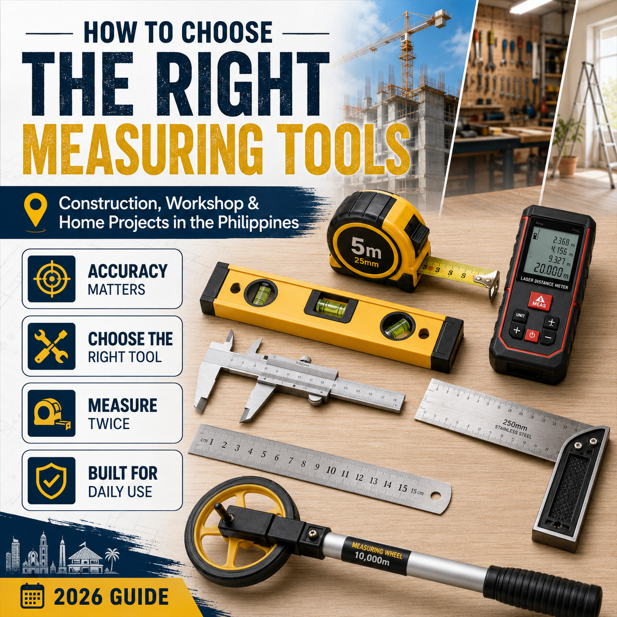 How to Choose the Right Measuring Tools Philippines 2026 Guide – KHM ...