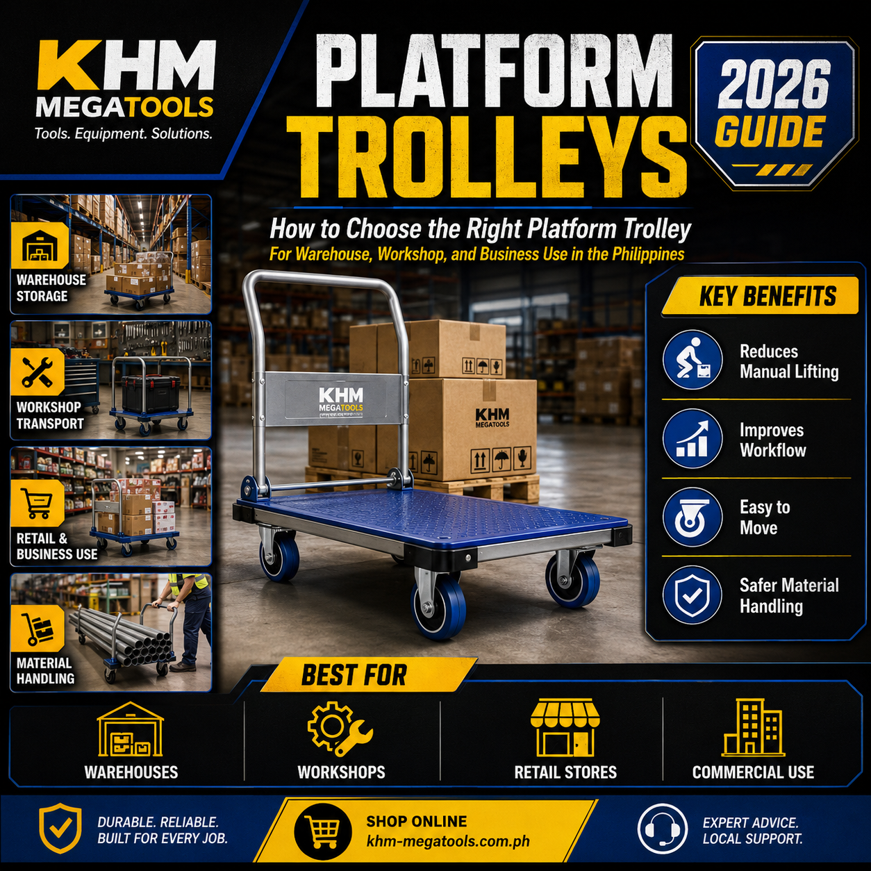 How to Choose the Right Platform Trolley Philippines 2026 Guide – KHM ...