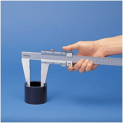Mitutoyo 160-150 (CM12P) Vernier Caliper (Nib Style Jaw and Fine Adjus