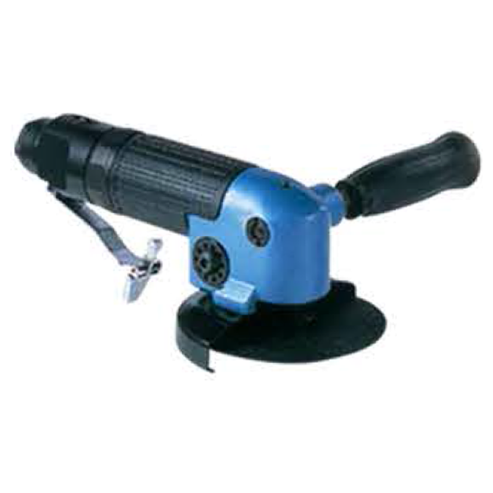 Toku TAG-40FLH Pneumatic Angle Grinder 4" (Side Handle & Lever Type ...