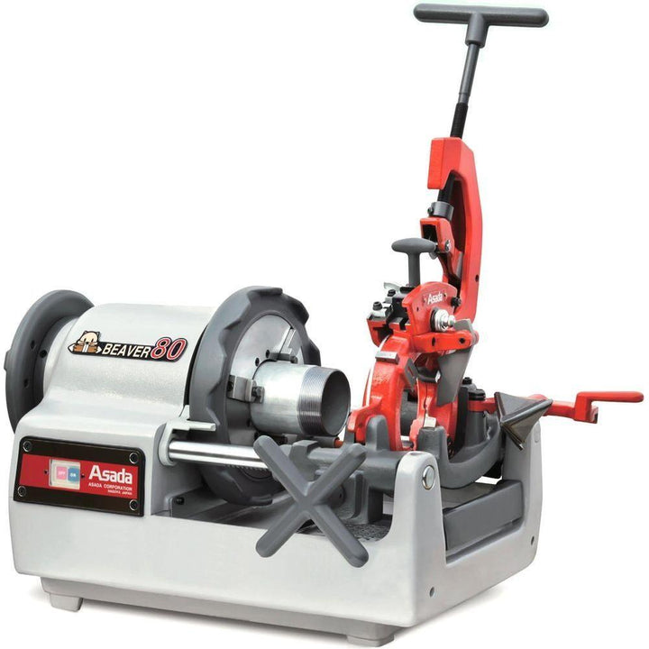 Asada Beaver 80-AT (BE8AT) Electric Pipe Threading Machine 1/2~3” – KHM ...