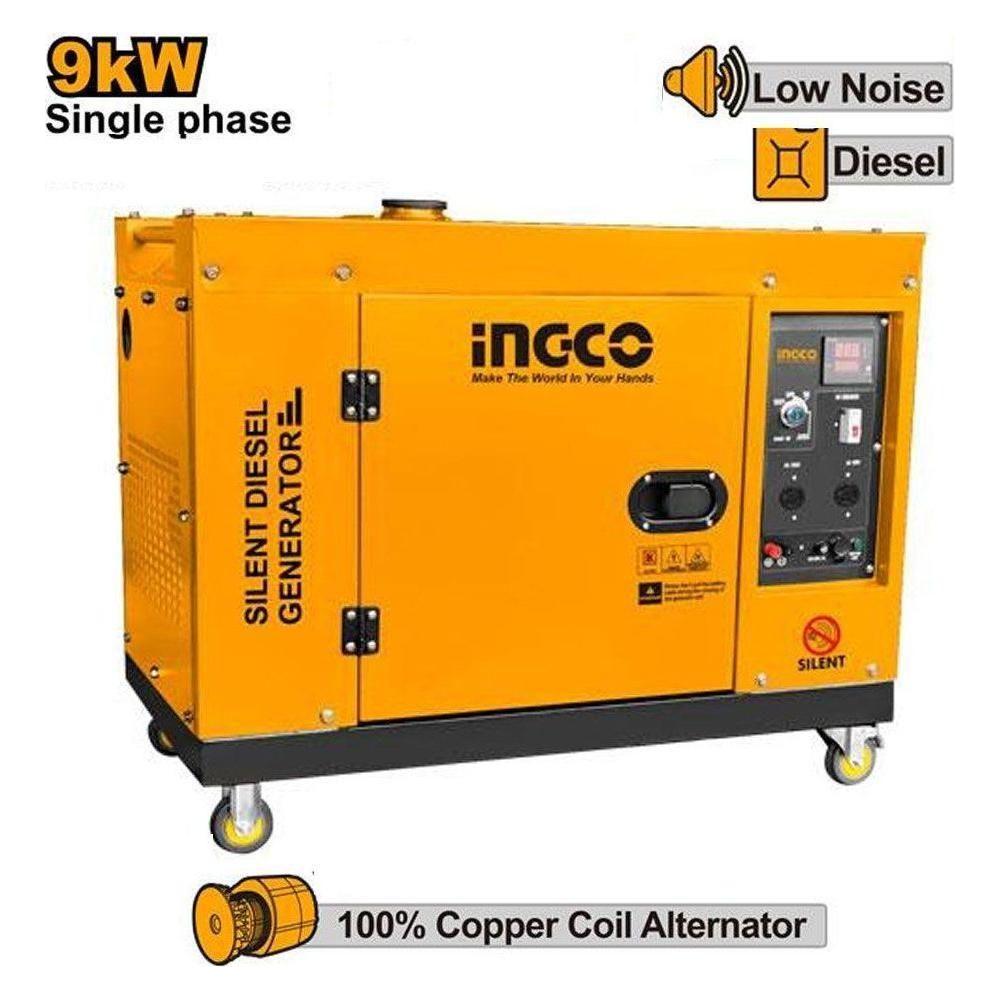 Ingco GSE90001-5P Silent Diesel Generator 9KVA