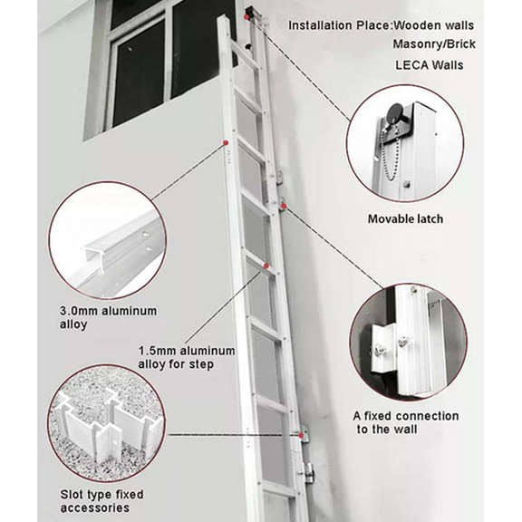 Miller ARL-300 Foldable Escape Ladder (Fire Exit) – KHM Megatools Corp.