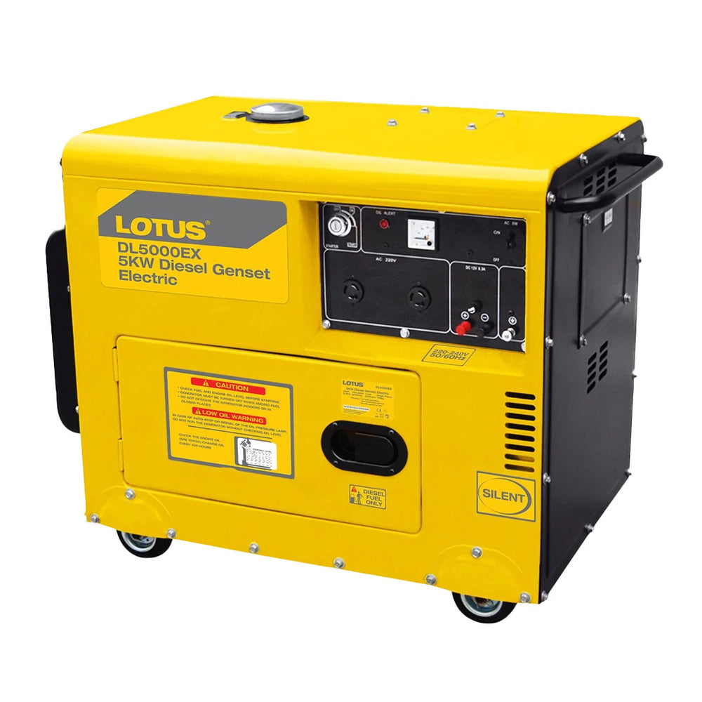 Lotus DL5000EX Diesel Generator 5KW – KHM Megatools Corp.