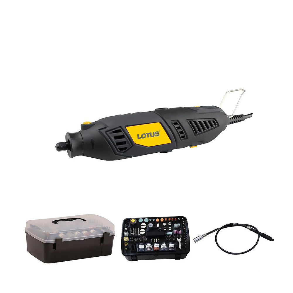 Lotus LRT170C Rotary Tool Kit w/ 211pcs Accessories 170W – KHM ...