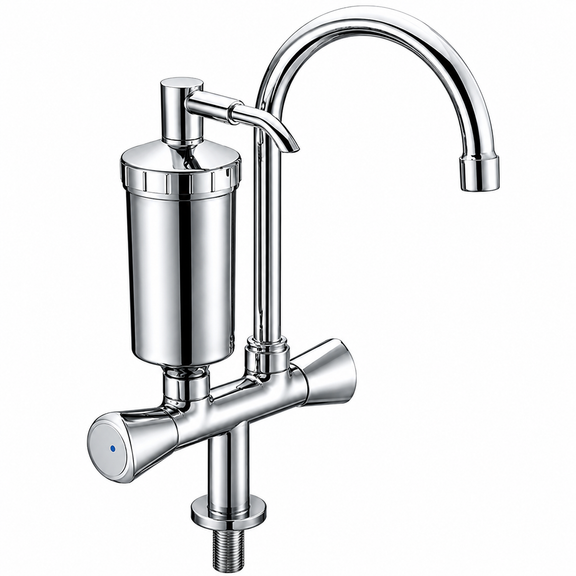 Meco 722 Metal Handle High Rise Vertical Tap With Purifier – KHM ...