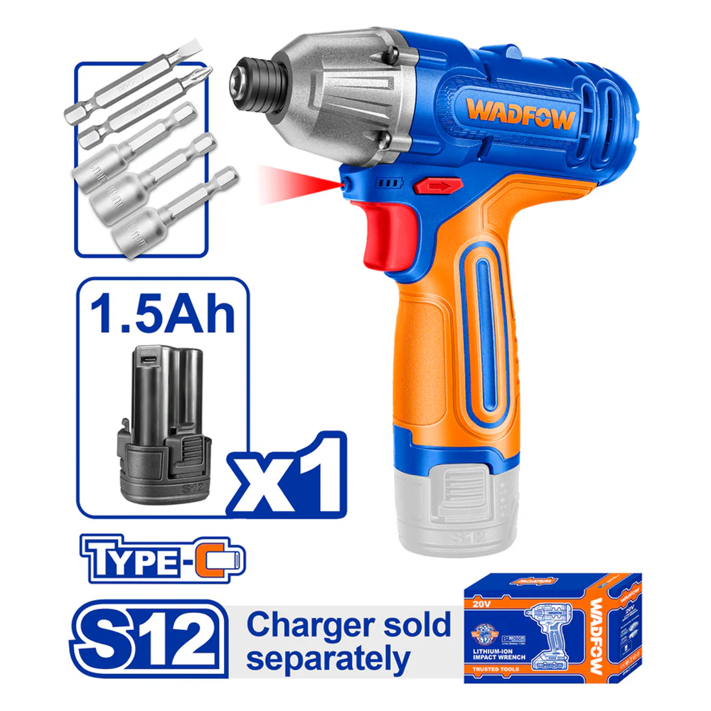 Wadfow WCD25101 Cordless Impact Driver 12V – KHM Megatools Corp.