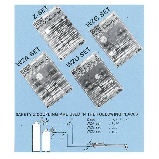 Koike Sentinel Apollo Safety-Z Coupling Set