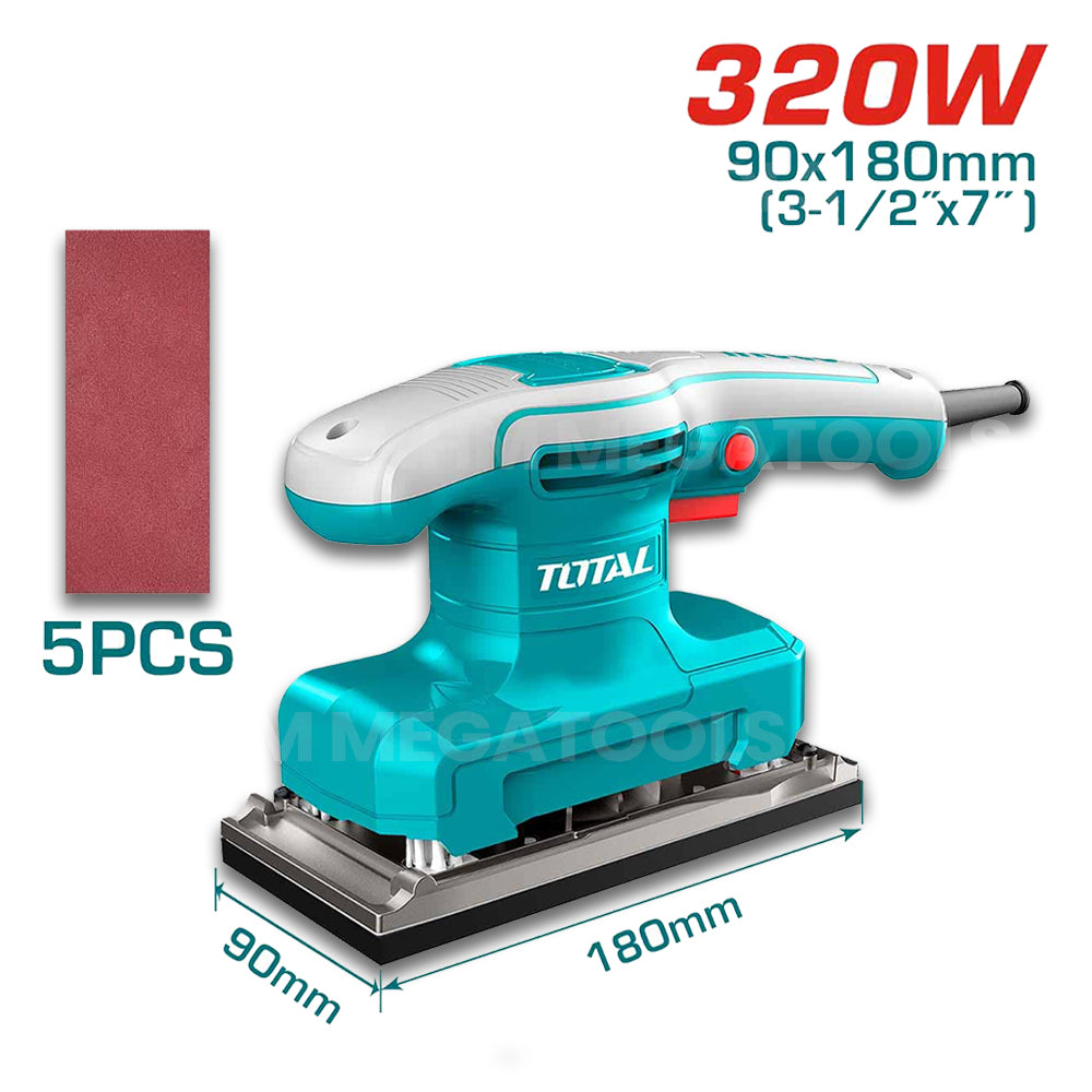Total TF1301836 Finishing Sander 320W – KHM Megatools Corp.