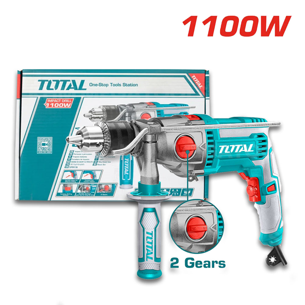 Total TG211166 Impact Drill 1,100W – KHM Megatools Corp.