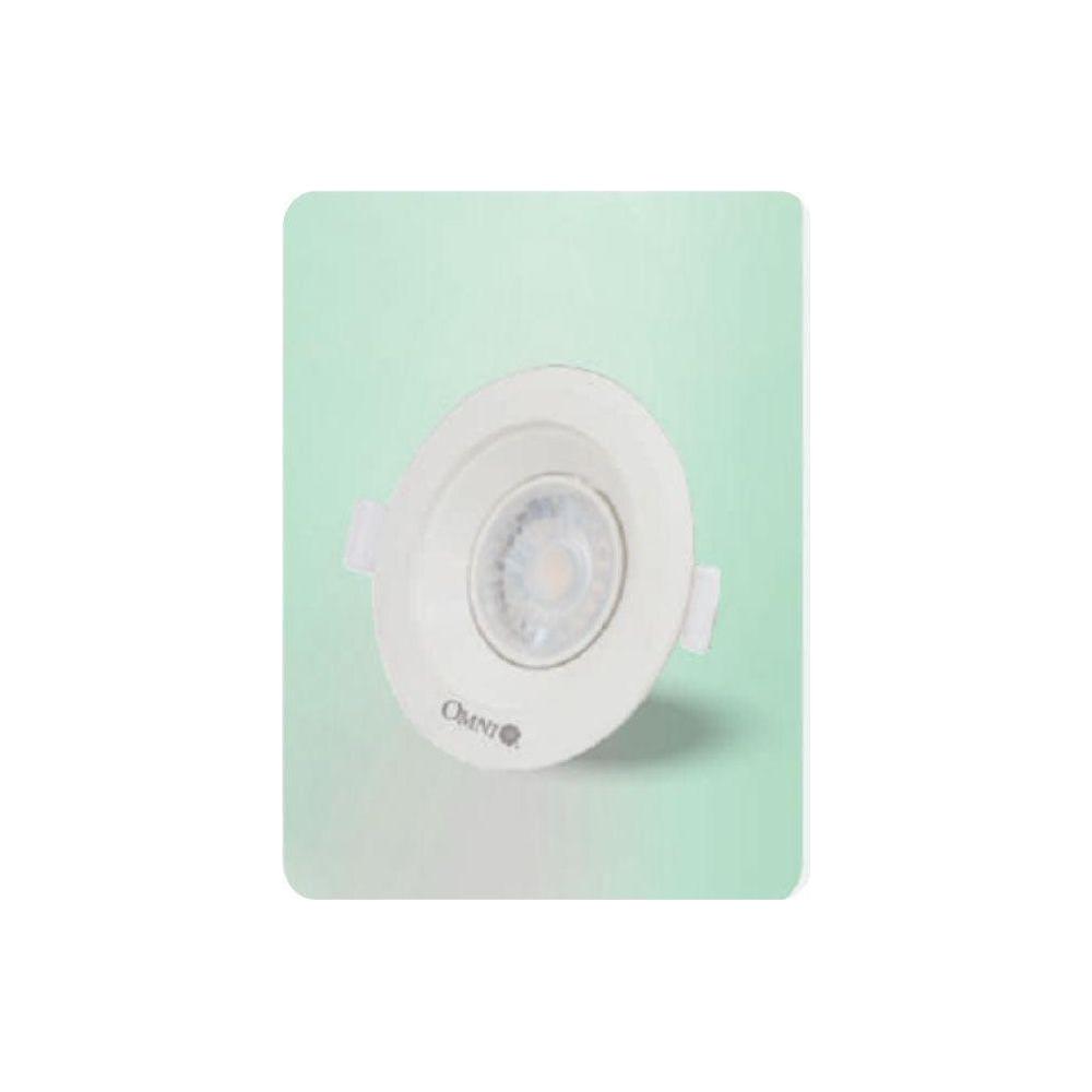 Omni LED Mini Recessed Movable Downlight Round Swivel (8W)