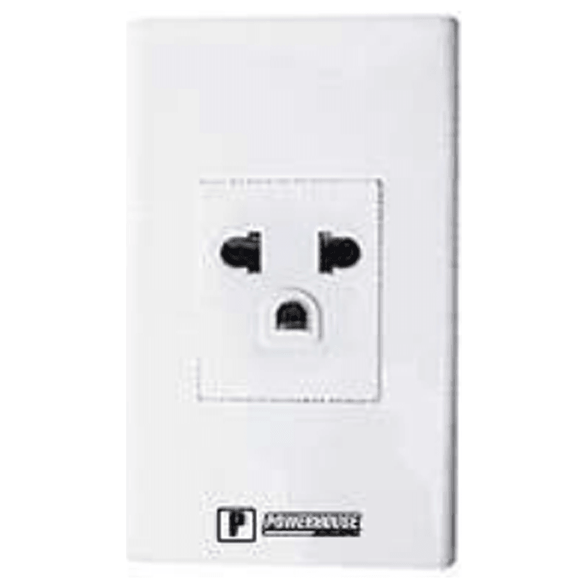 Powerhouse Electric 1 Gang Plate w/ Universal Outlet w/ Ground – KHM ...