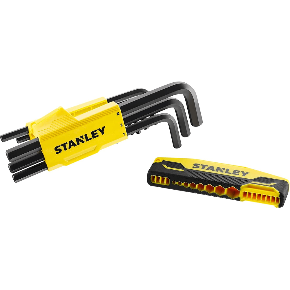 Stanley Hexagonal Allen Wrench Key - Ball End Tip (With T-Handle)