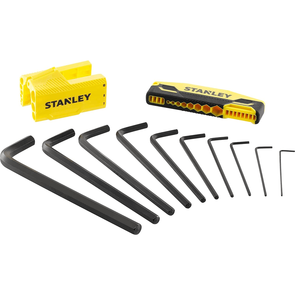 Stanley Hexagonal Allen Wrench Key - Ball End Tip (With T-Handle)