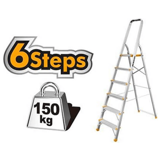 Ingco Household Aluminum A-Type Ladder