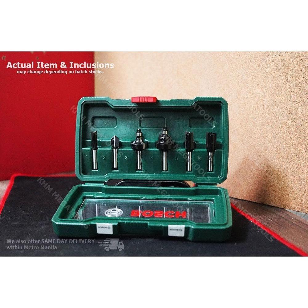 Bosch Router Bit Set 1/4" Shank (6pcs) [2 607 019 462]