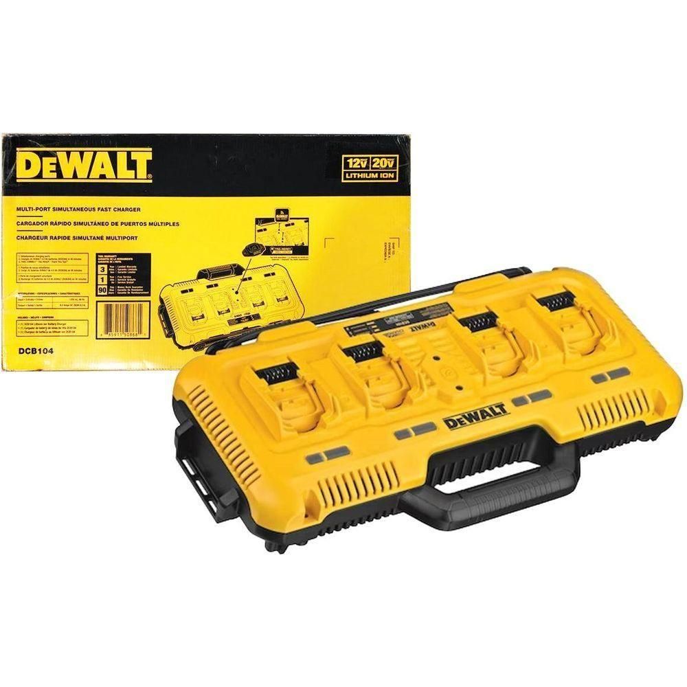 Dewalt DCB104 20V (18V) XR 4-Port Rapid Battery Charger