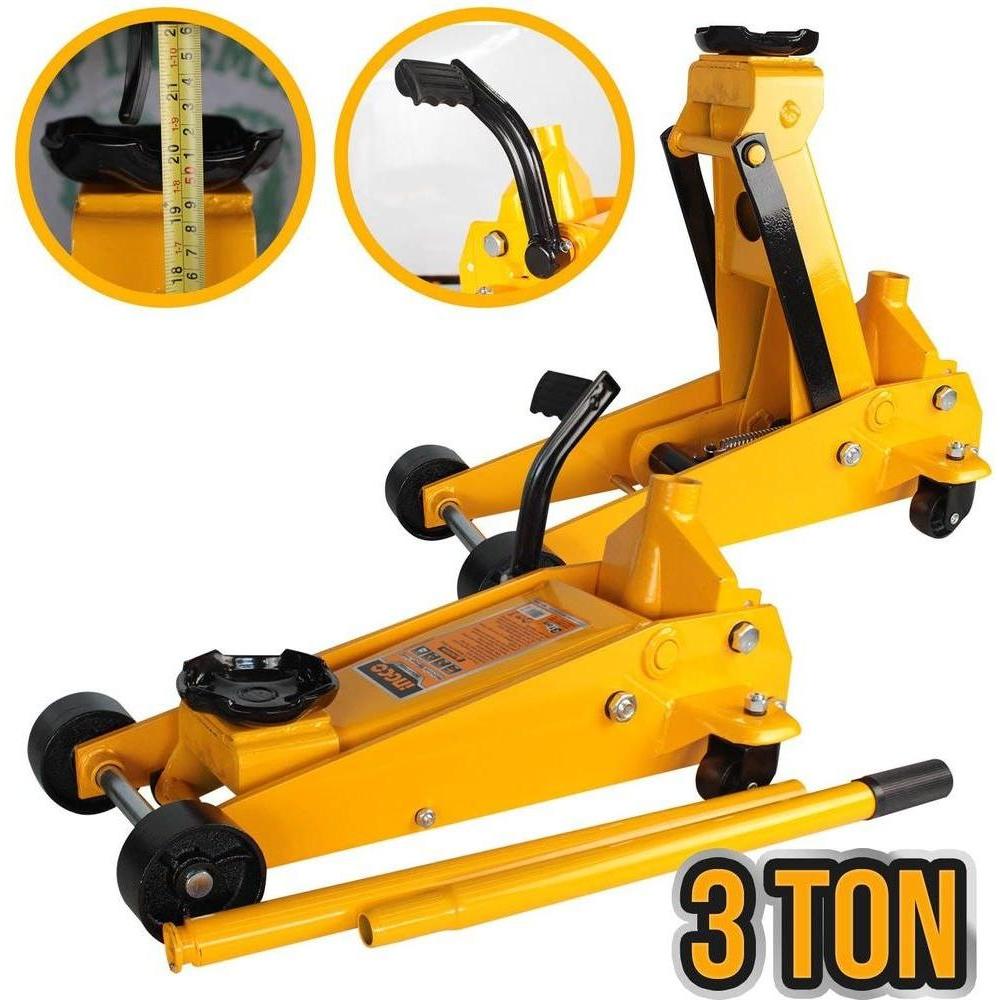 Ingco HFJ303 Hydraulic Floor Jack / Crocodile Jack 3Ton 37kg