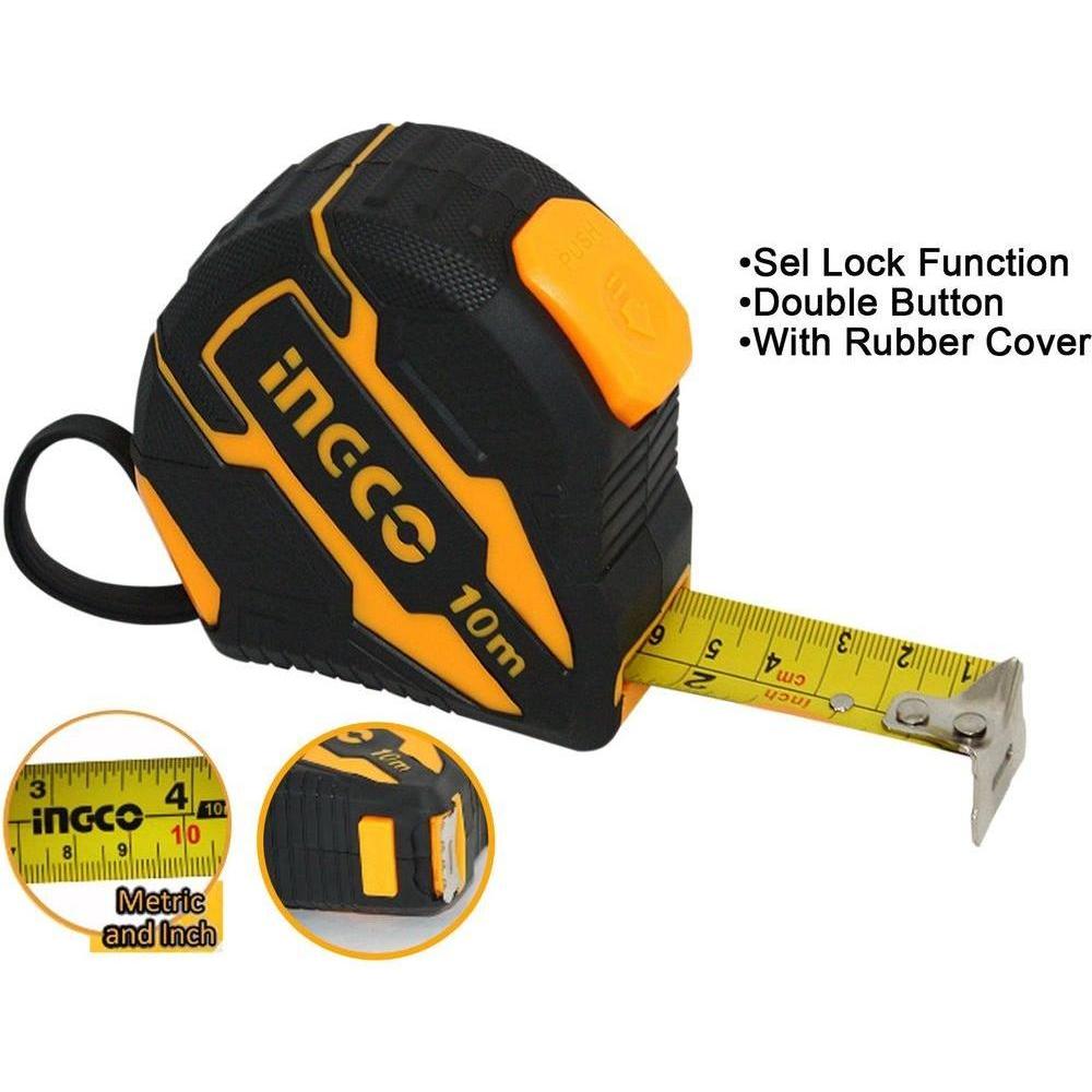 Ingco Steel Tape Measure (Auto Lock / Self Lock)