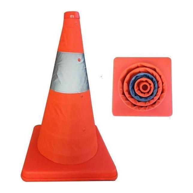 First Retractable Safety Cone