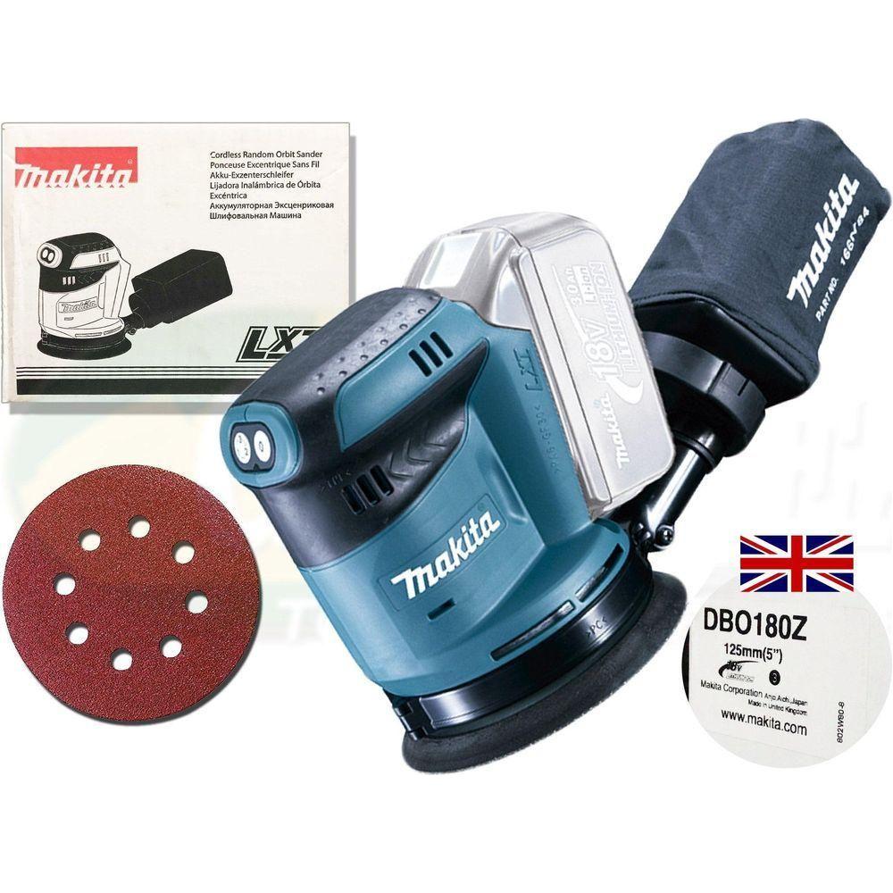 Makita DBO180Z 18V Cordless Random Orbit Sander (LXT-Series) [Bare]