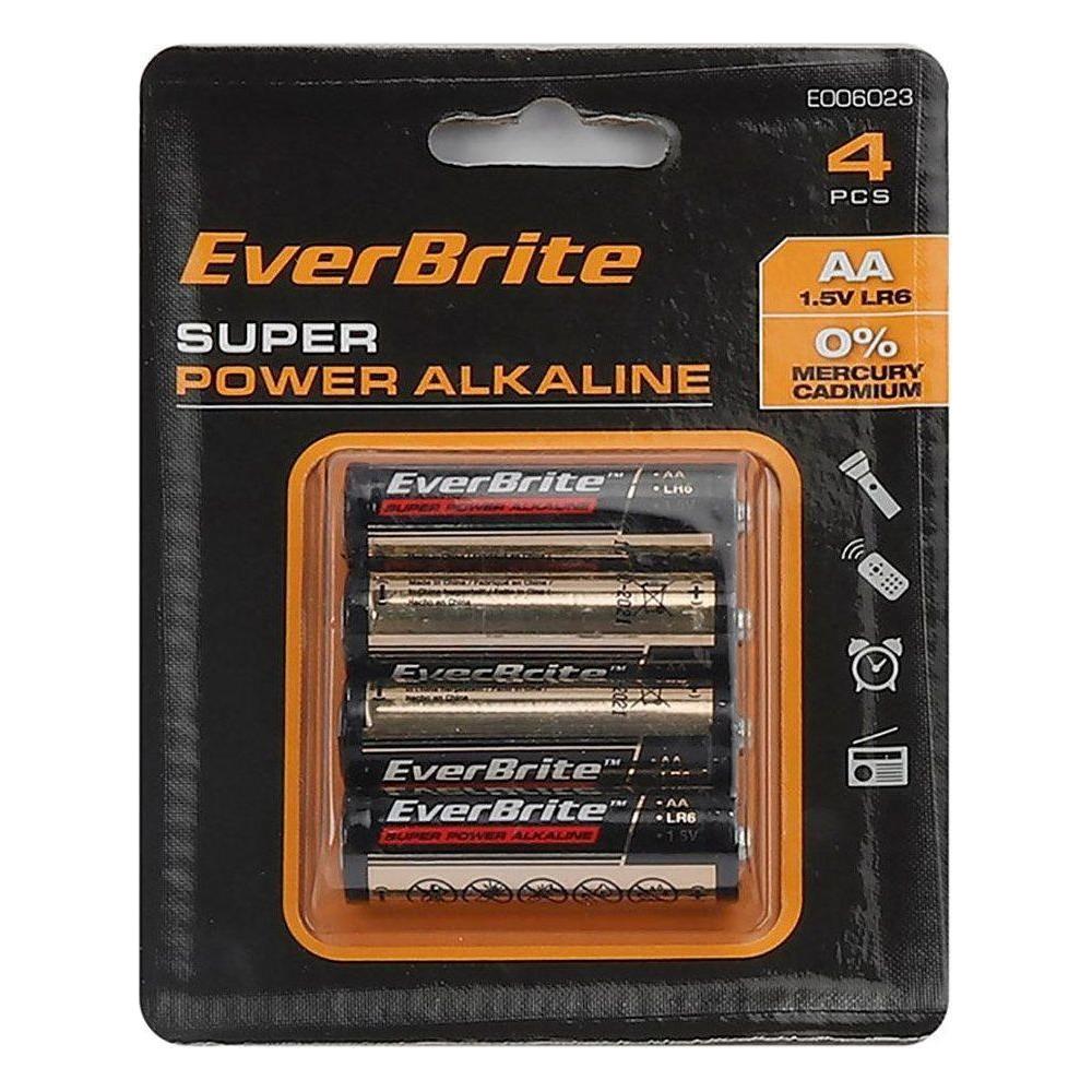 Everbrite Super Power Alkaline Batteries