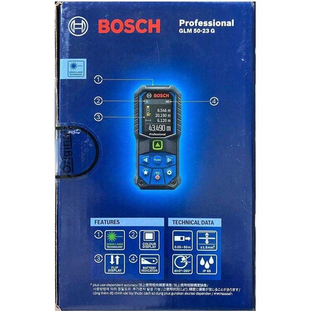 Bosch GLM 50-23 G Laser Rangefinder / Digital Distance Measure [50 met