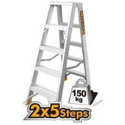 Ingco Double Sided Aluminum A-type Ladder