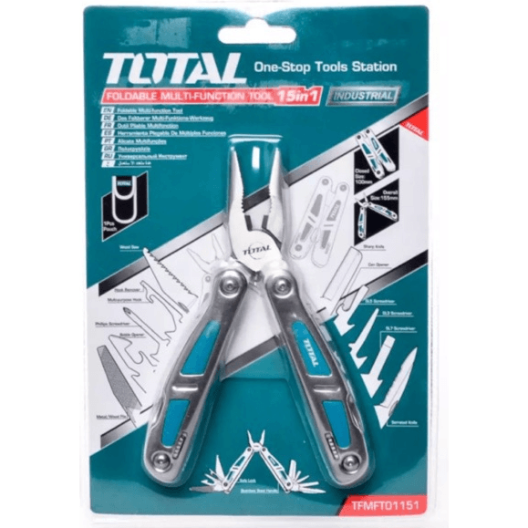 Total TFMFT01151 Foldable Multi-Function Tool / Cutter Knife