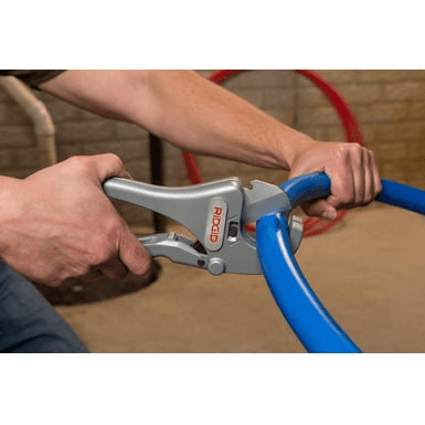 Ridgid Ratchet Plastic Pipe Cutter with Ergo Grip